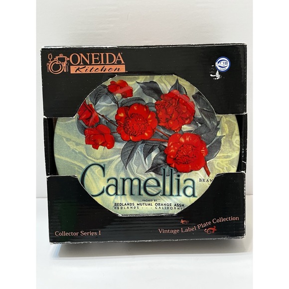 Oneida | Dining | Oneida 202 Kitchen Vintage Label Collection Plates ...